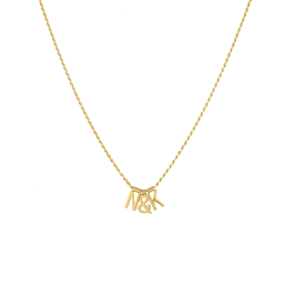 Ruby Rope Letter Necklace | Vedder & Vedder