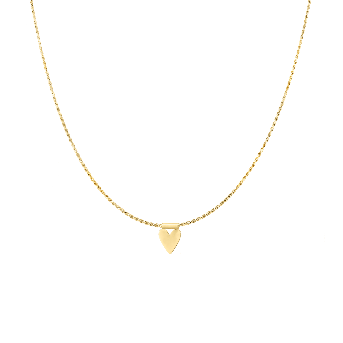 Ruby Rope Letter Necklace