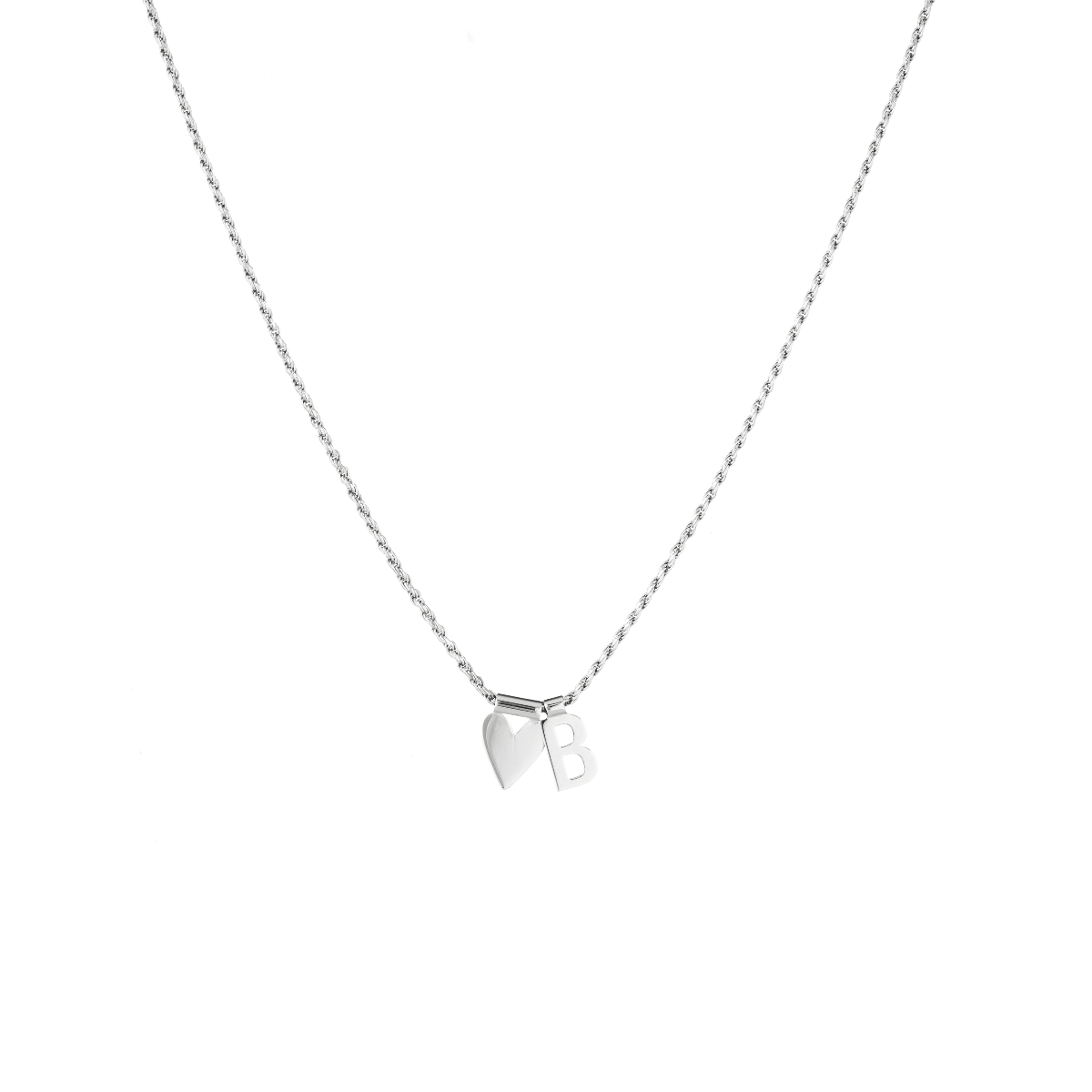 Ruby Rope Letter Necklace