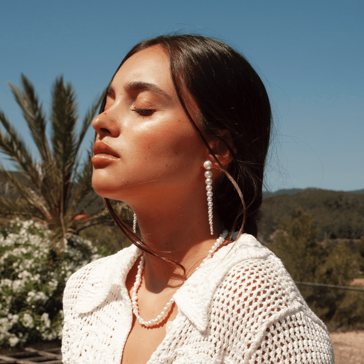 Long Pearl Oorbellen | Vedder & Vedder