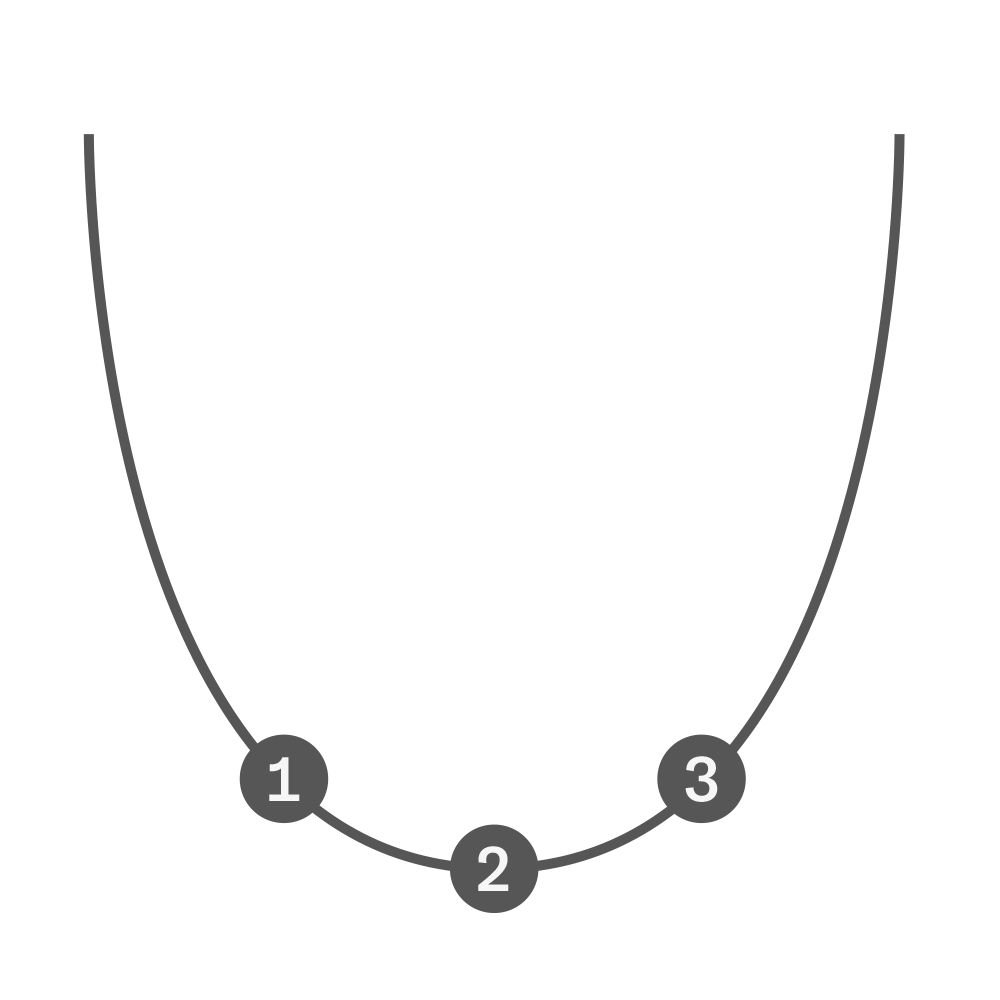 Little Heart Initial Ketting | Vedder & Vedder